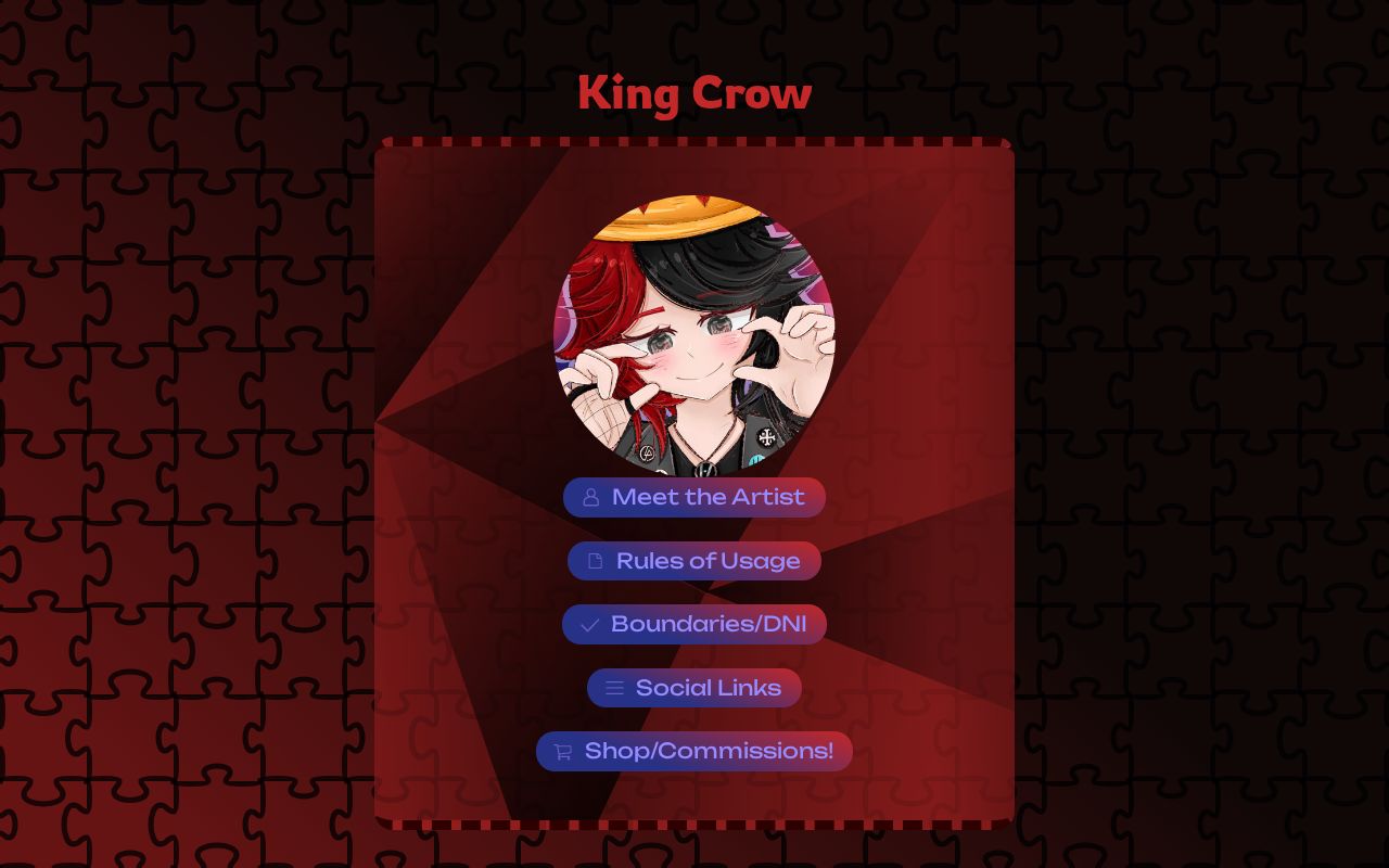King Crow’s Carrd